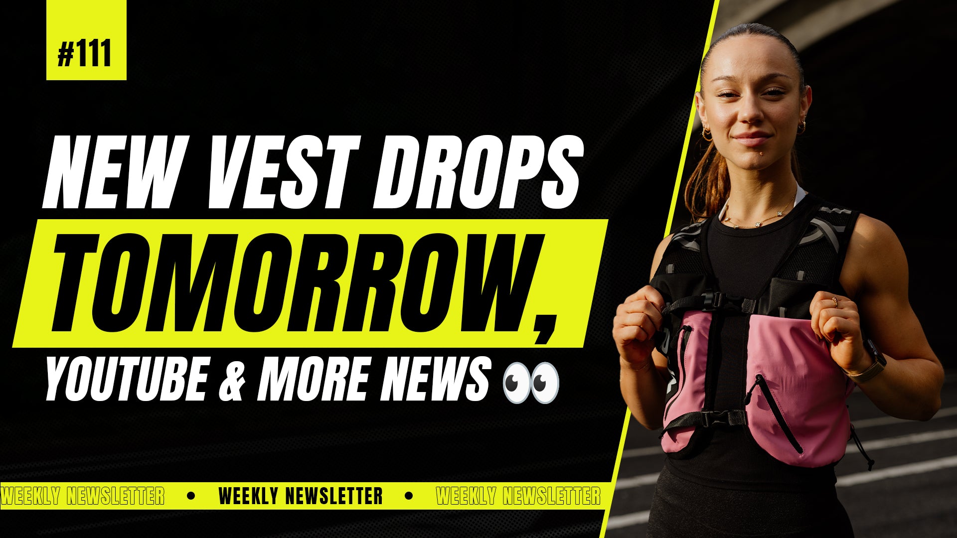 New vest drops tomorrow, YouTube & more news 👀– RUNLY