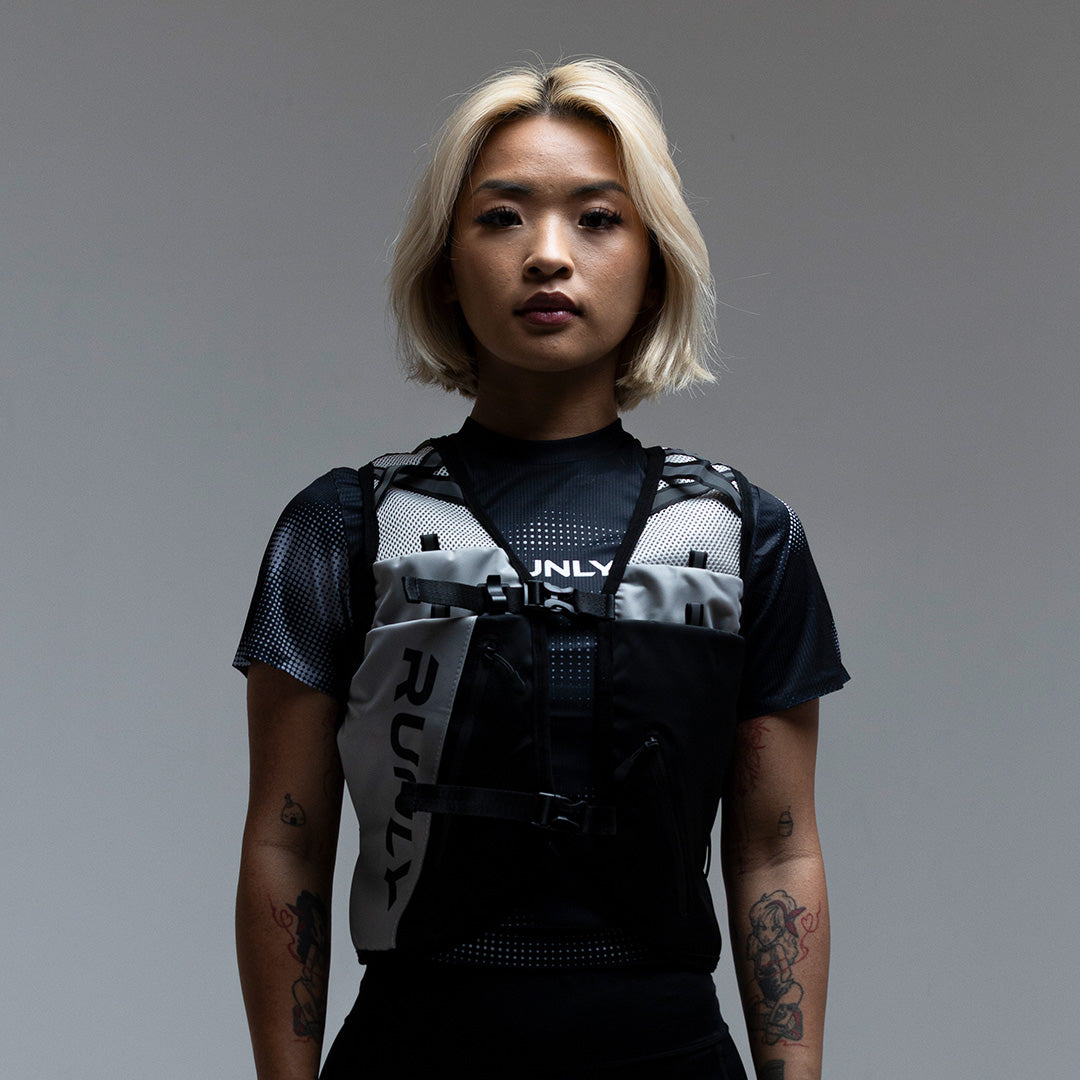 RUNNING VEST | HYBRID PRO | GREY/BLACK– RUNLY